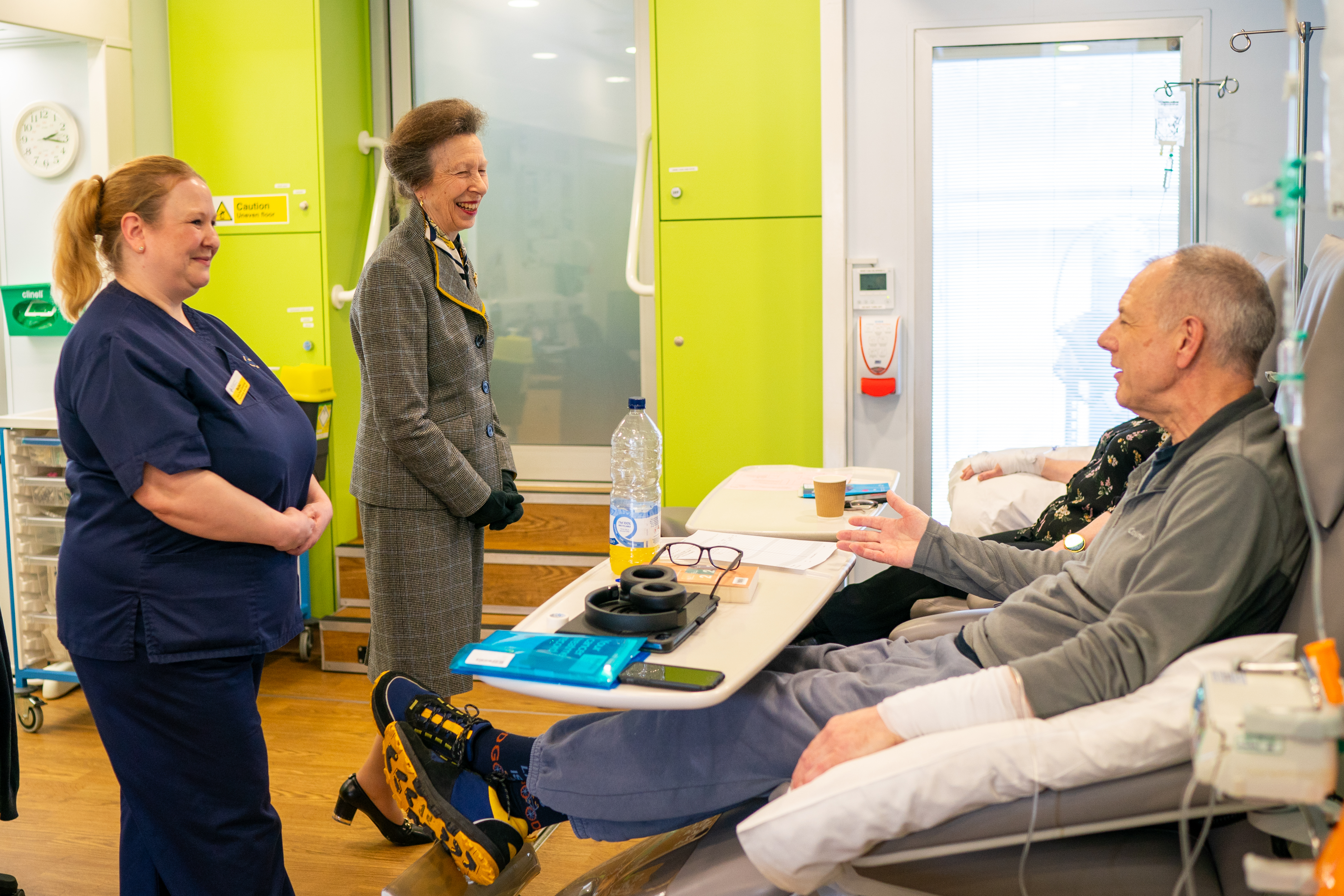 HRH The Princess Royal Visits Mobile Support Unit Delivering Cancer ...