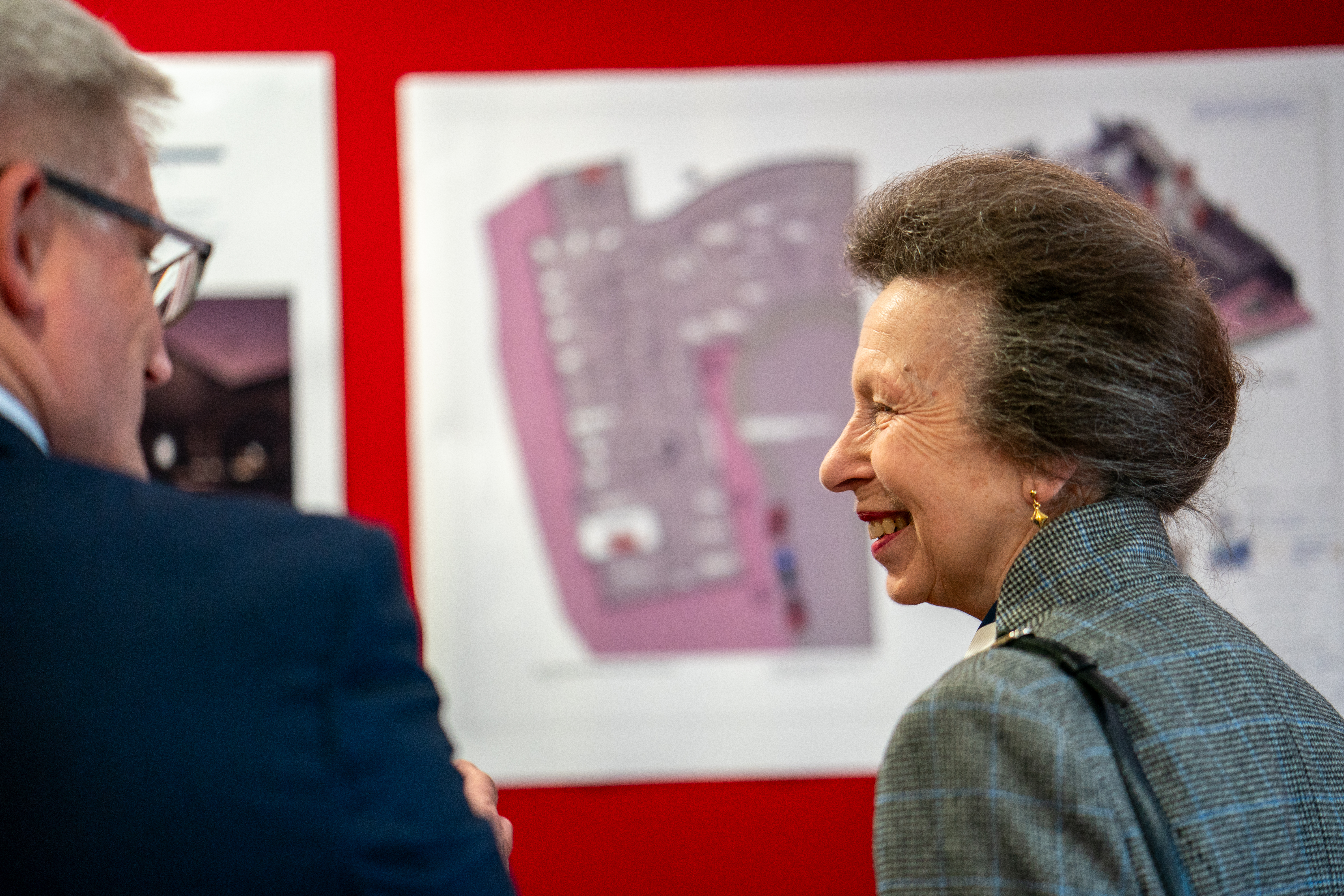 HRH The Princess Royal Visits Mobile Support Unit Delivering Cancer ...